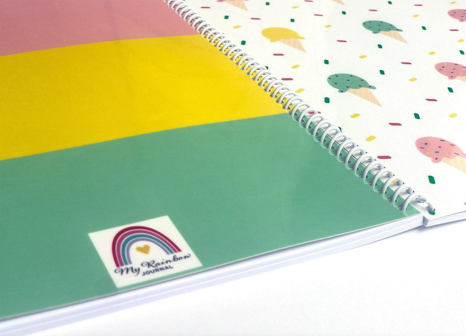 My Rainbow Journal | Ice Cream with Sprinkles Notebook | My Rainbow Journal
